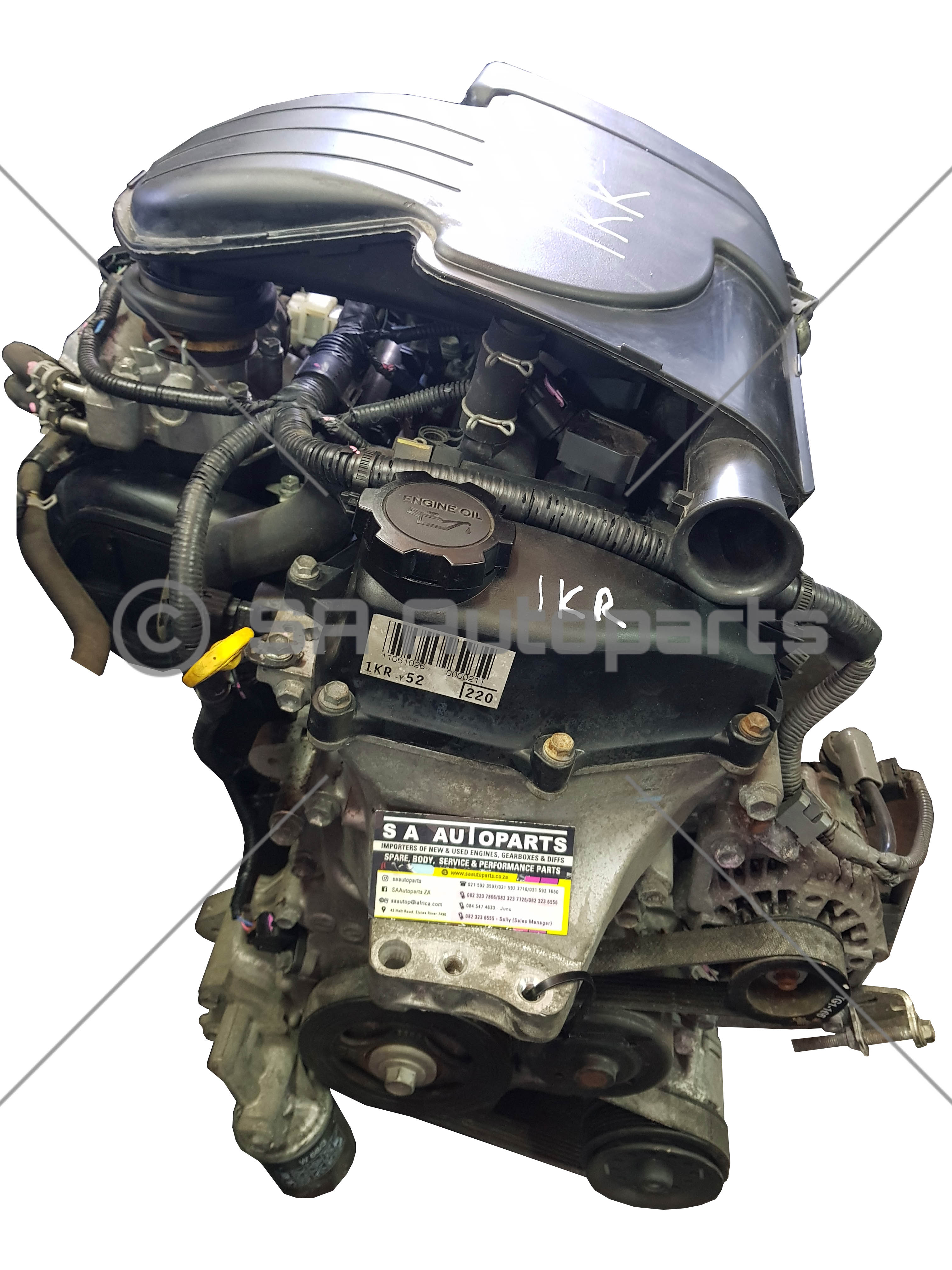 1KR TOYOTA YARIS 3 CYLINDER Motor Engine – SA Autoparts