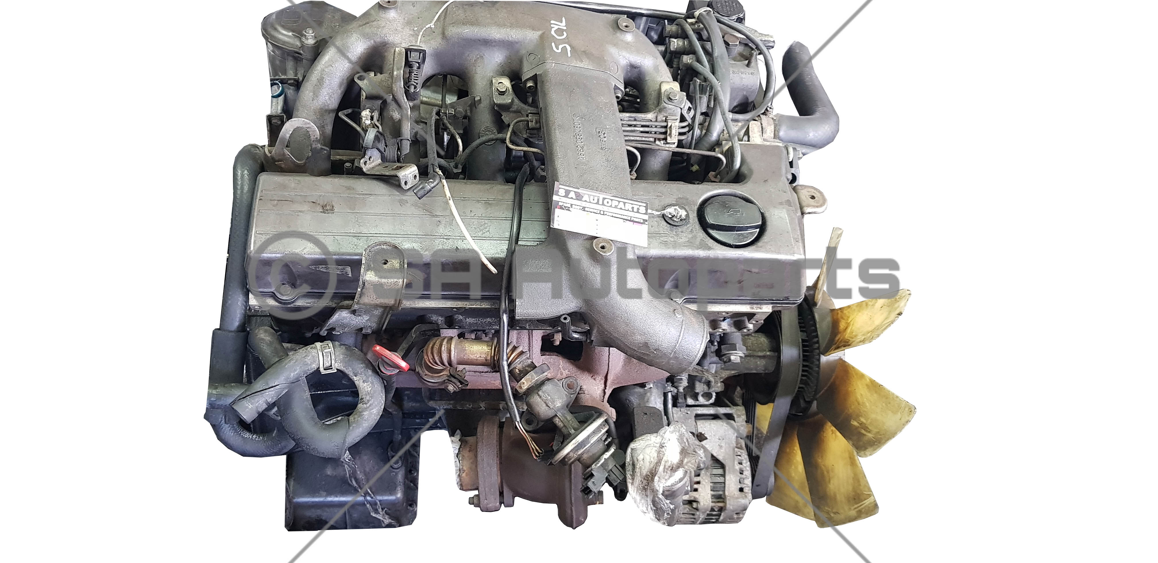 662 SANGYONG MUSSO 5 cyliner TURBO DIESEL motor engine – SA Autoparts