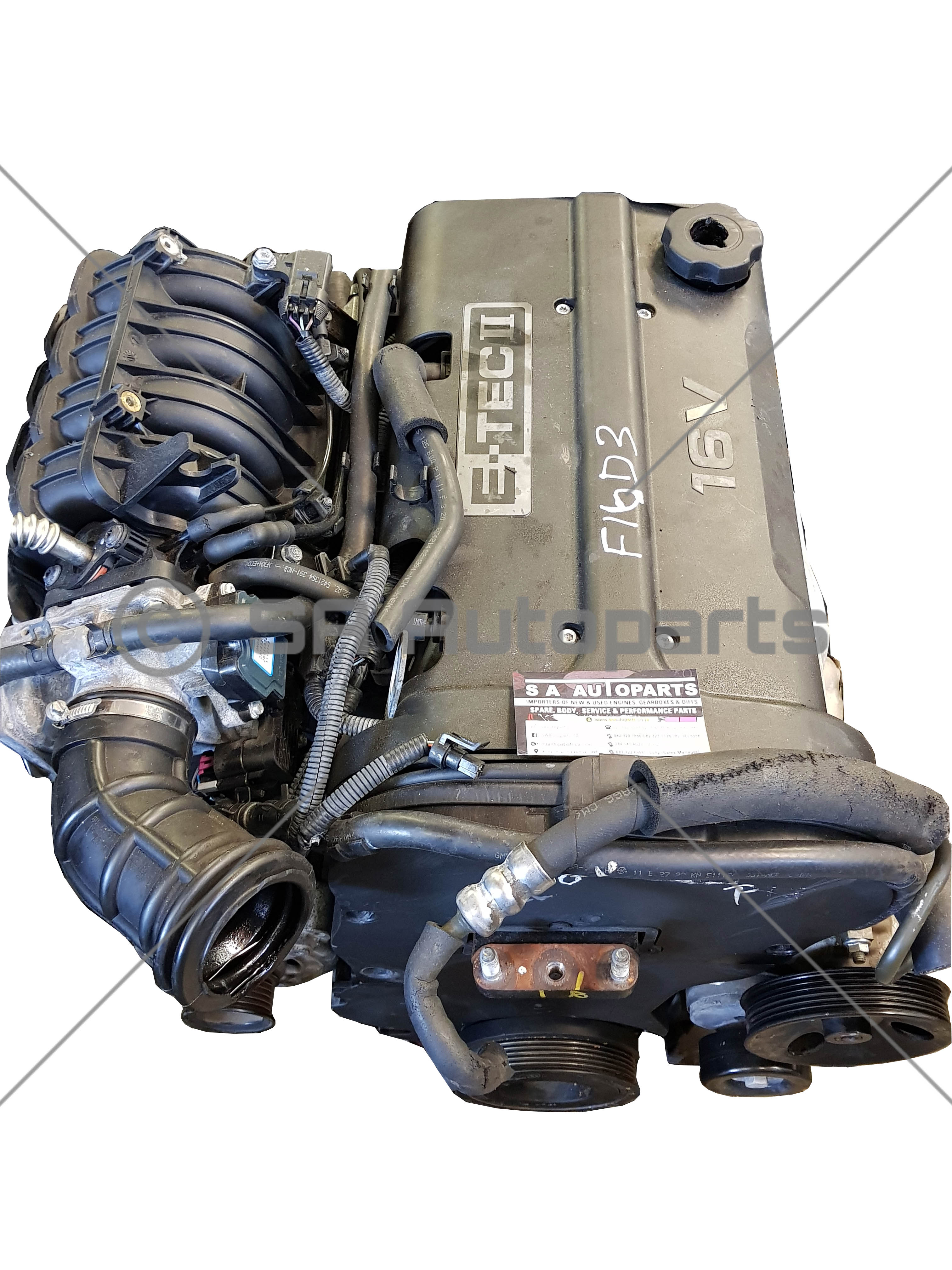 F16D3 CHEVROLET AVEO 1.6L motor engine – SA Autoparts