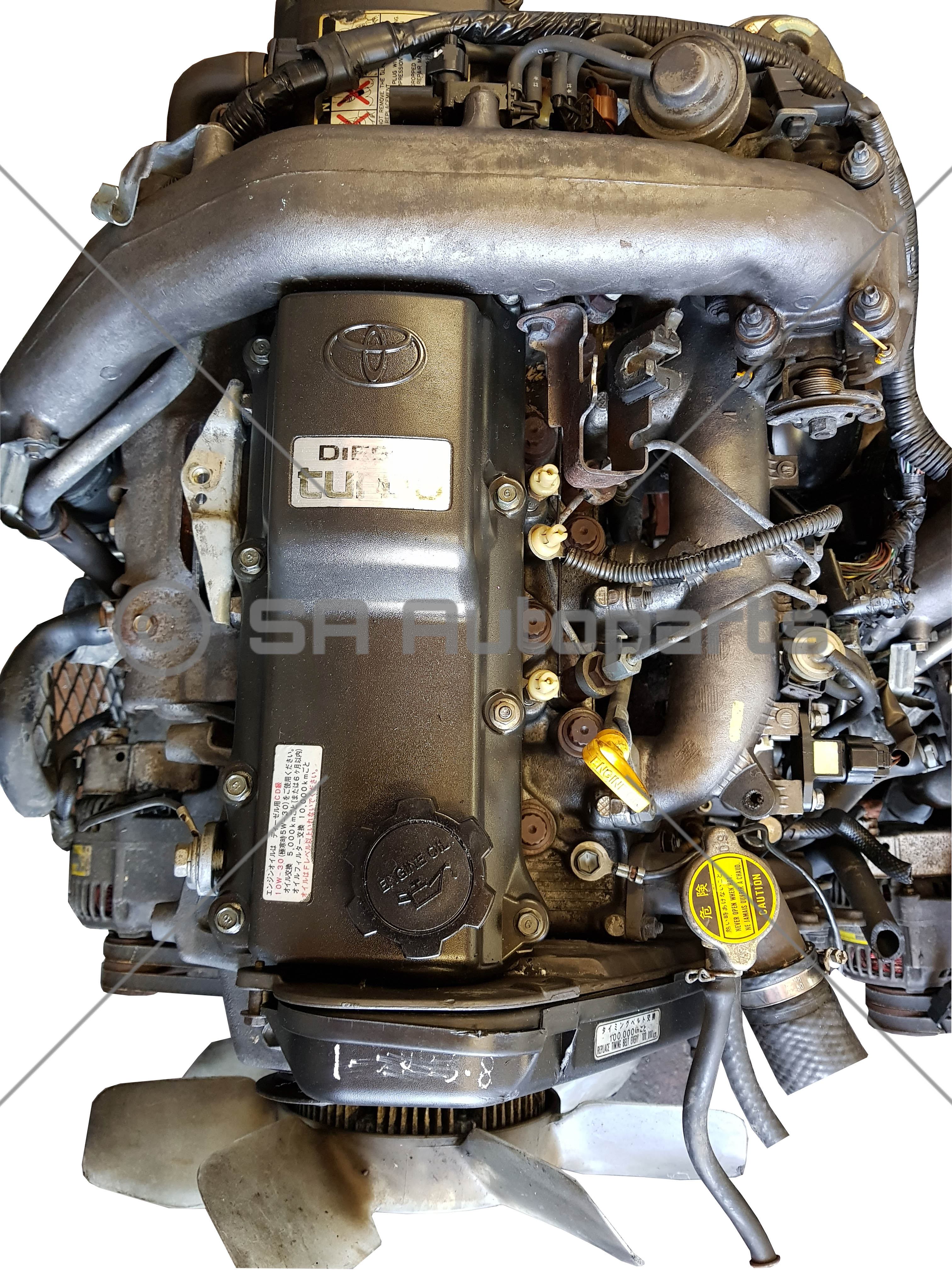 1KZTE TOYOTA HILUX 3L TURBO DIESEL Motor Engine – SA Autoparts