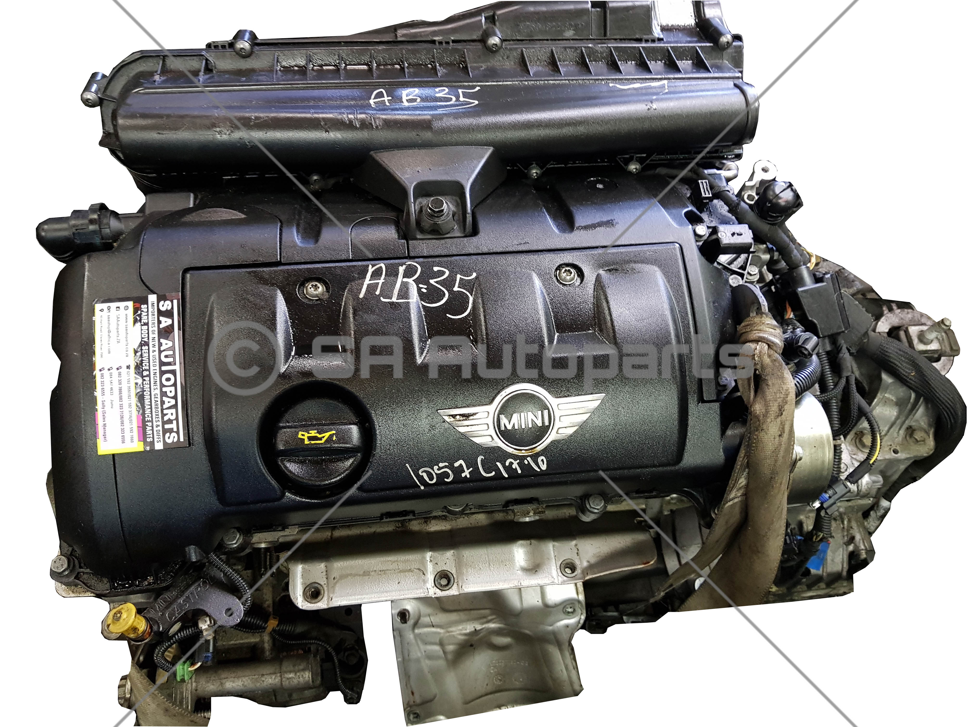 N12B16 MINI COOPER R56 1.6L motor engine – SA Autoparts