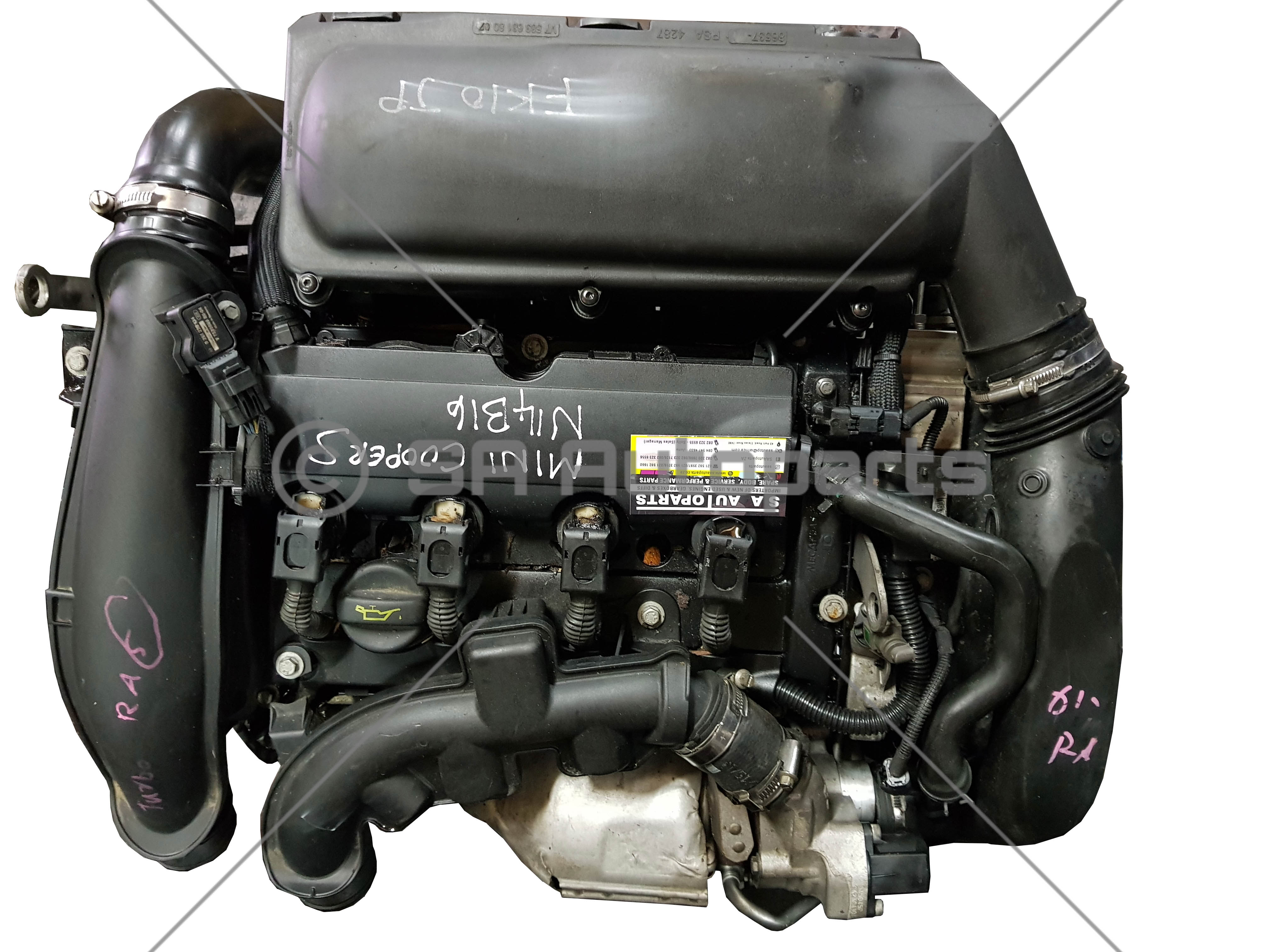 N14B16 MINI COOPER S R56 1.6 TURBO motor engine – SA Autoparts