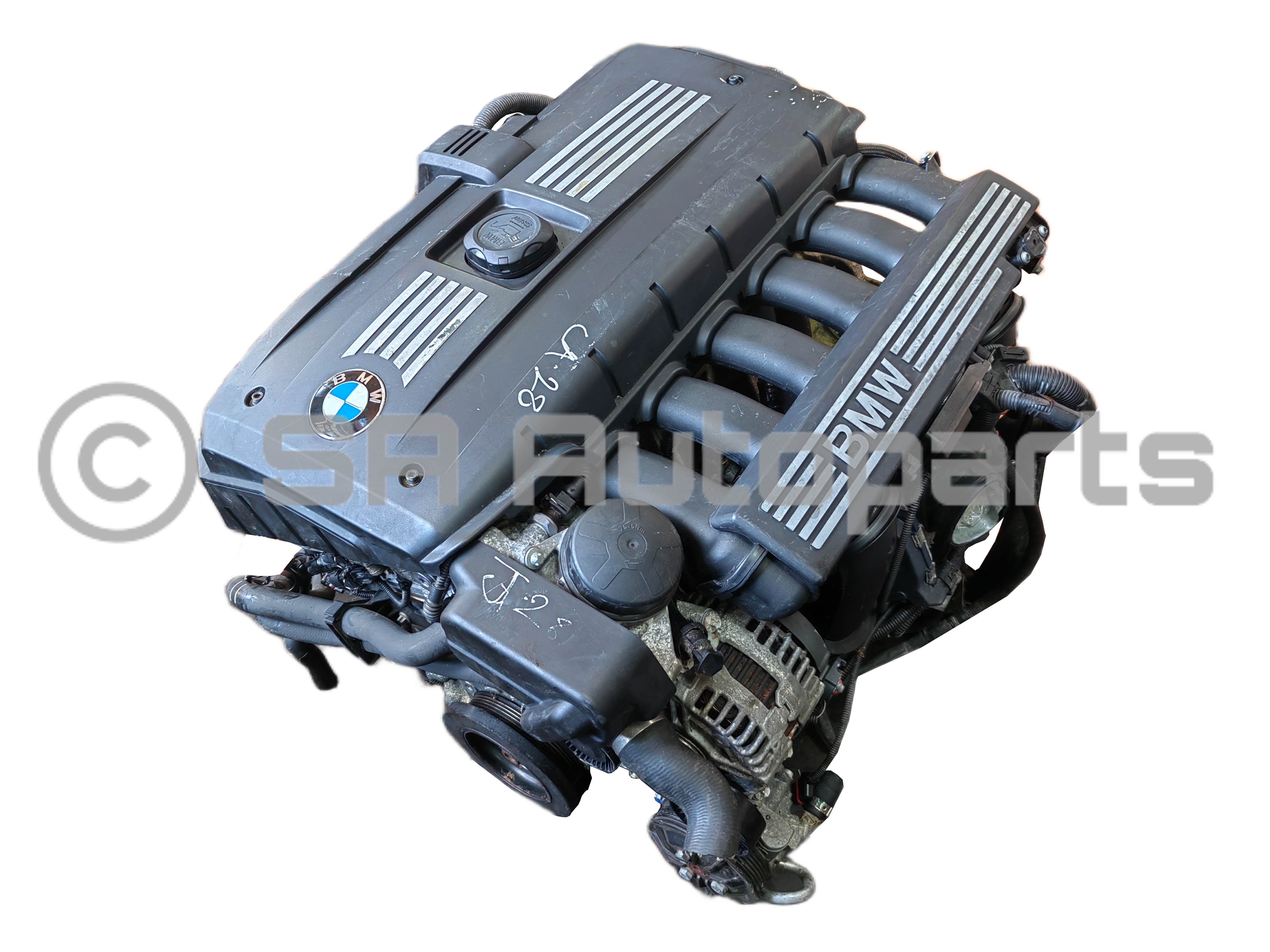N52B25 BMW 1 / 3 Series 325i Black Cover Motor Engine – SA Autoparts