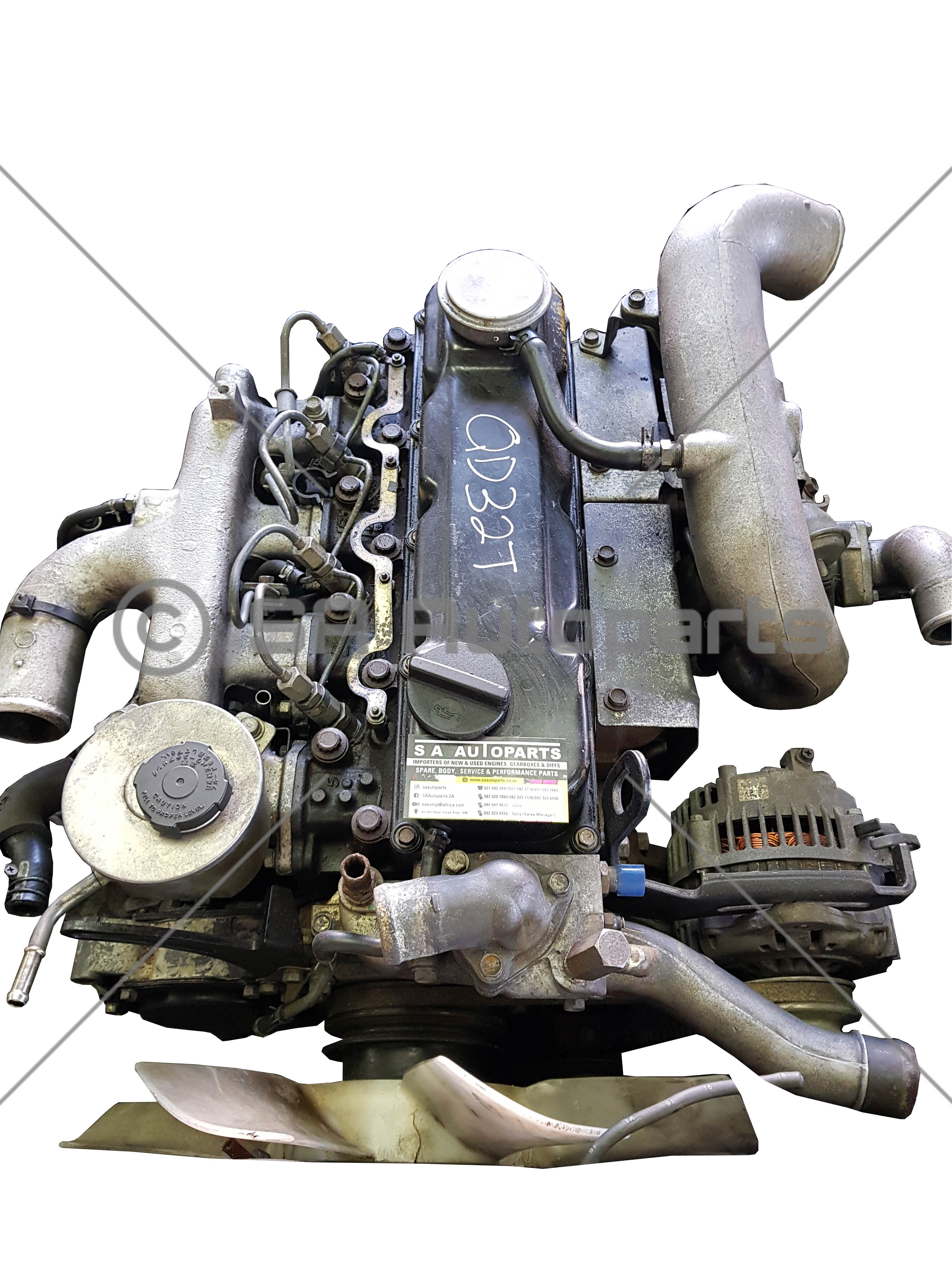 QD32-T NISSAN 3.2 TURBO DIESEL motor engine – SA Autoparts