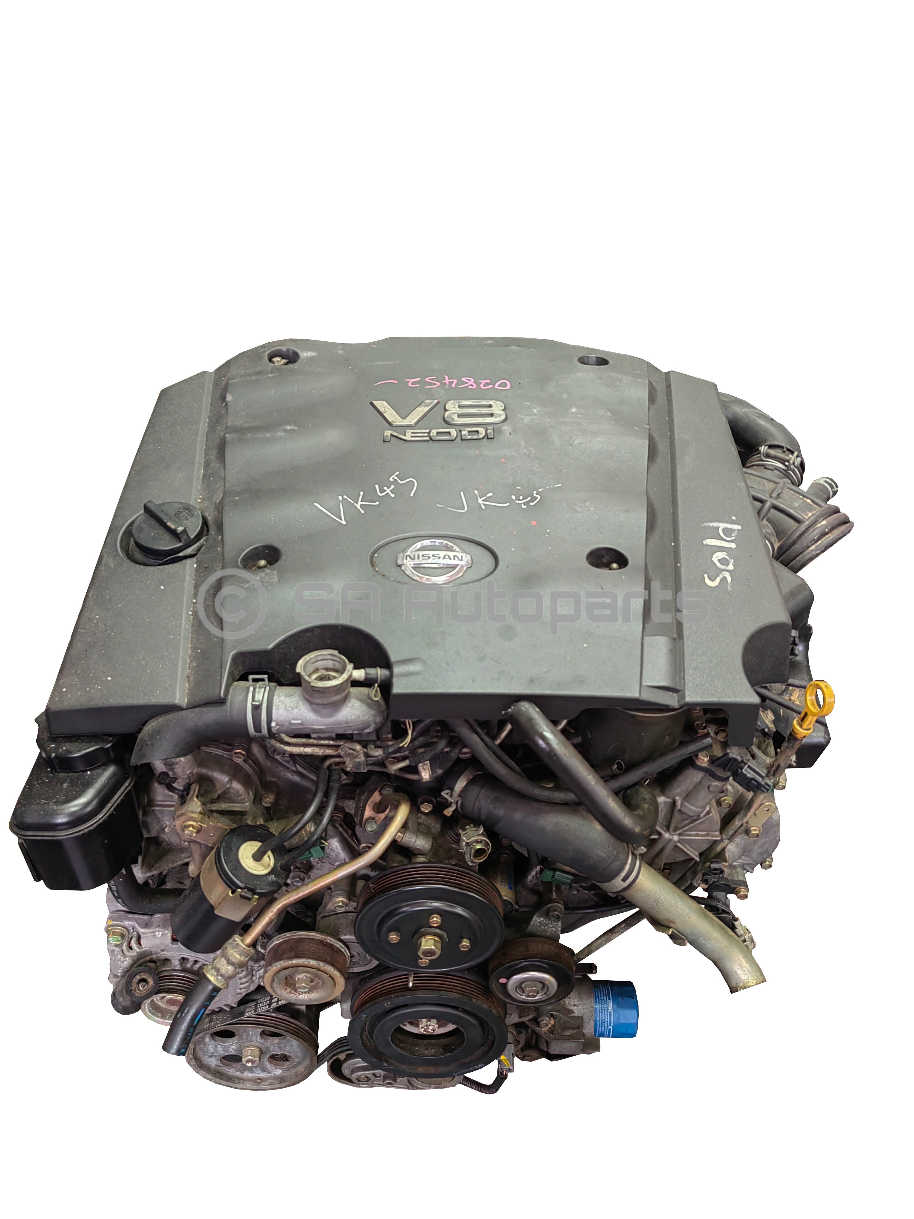 VK45 NISSAN 4.5L V8 motor engine – SA Autoparts